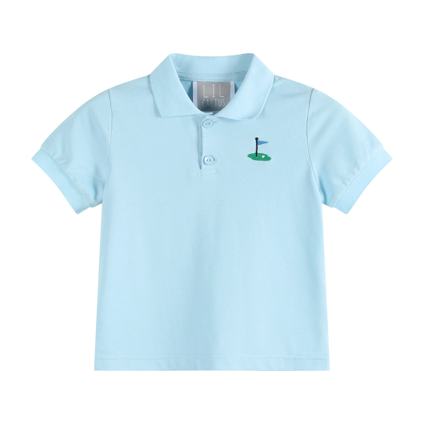 Light Blue Golf Hole Polo Shirt – Deep South Home and Gifts